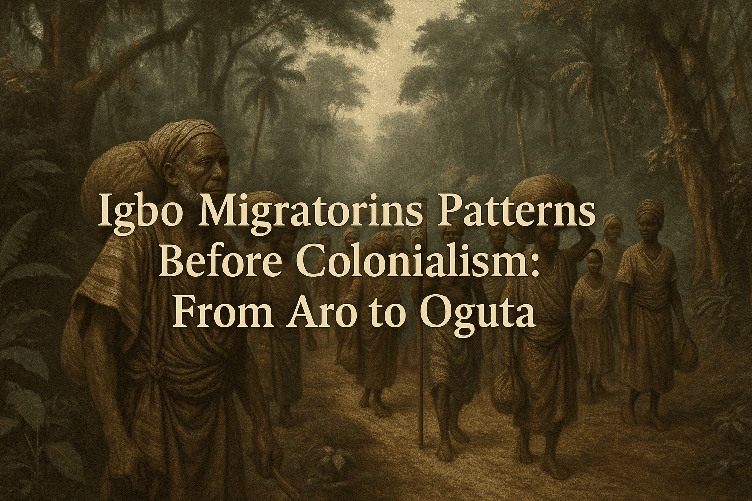 Igbo Migration Patterns Before Colonialism: From Aro to Oguta – MY ...